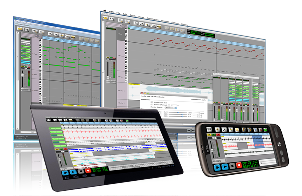 Mobile DAW for Android : Steelberry Clones